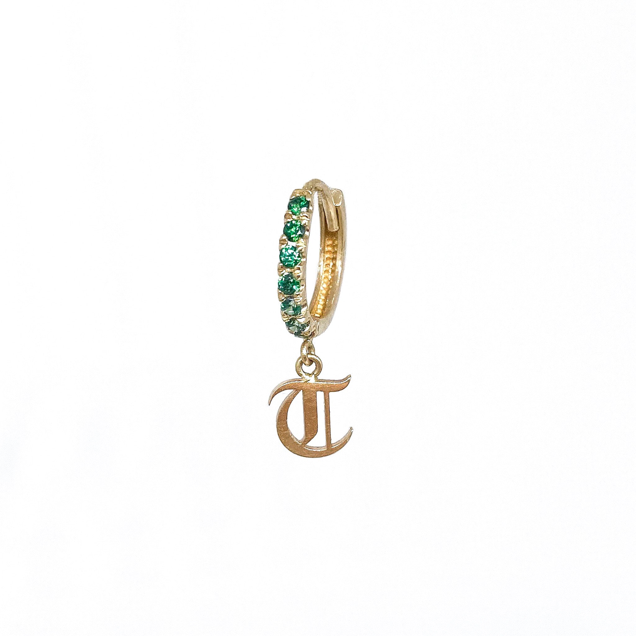 Lioness Letter Earring – Lioness Gold